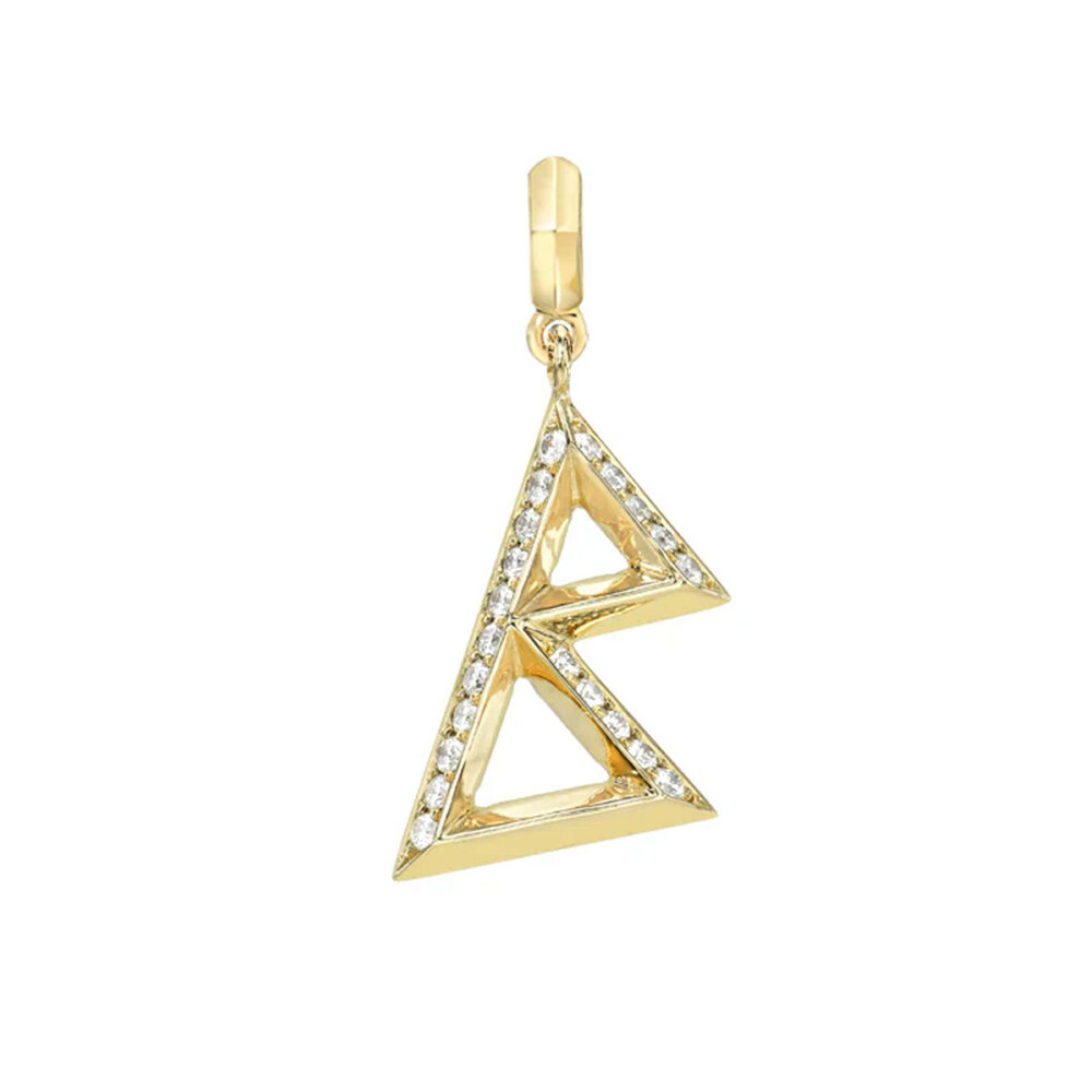 Dru - Diamond B Charm Pendant | Mitchell Stores