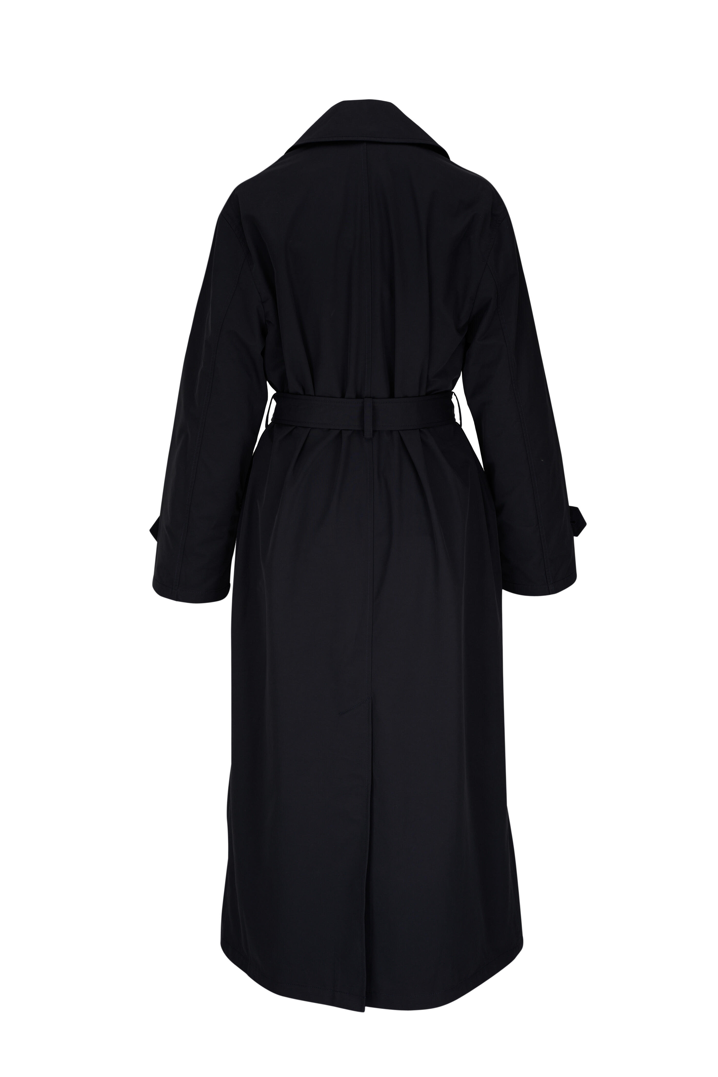 Nili Lotan - Louis Dark Navy Oversized Trench Coat