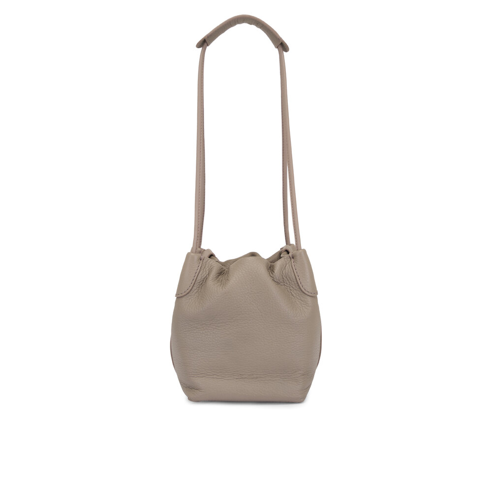 Loro Piana - Micro Bale Dove Leather Bucket Bag | Mitchell Stores