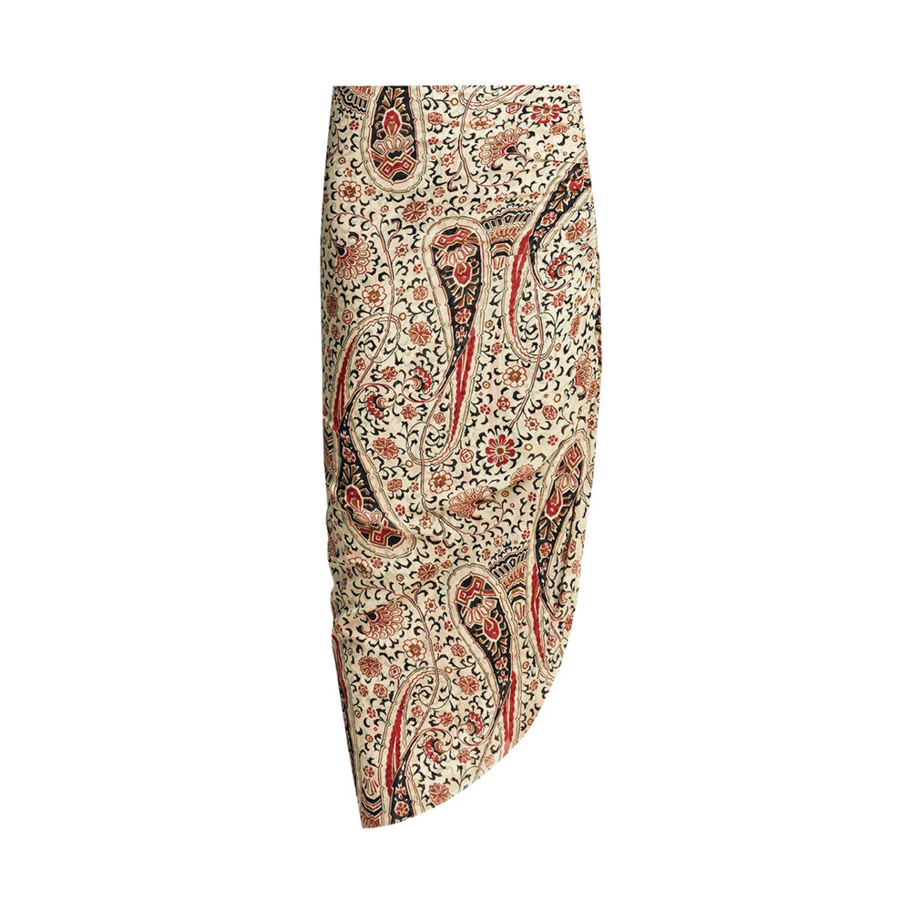 Veronica Beard - Oat Paisley Herst Midi Skirt | Mitchell Stores