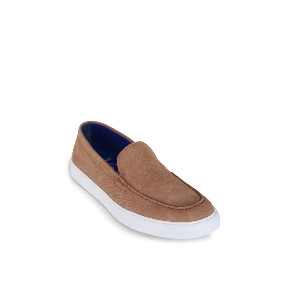 Fratelli Rossetti - Yacht Textured Suede Loafer | Mitchell Stores