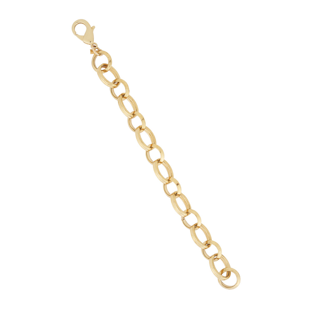 Cristina V. - Chunky Circle Oval Link Bracelet | Mitchell Stores
