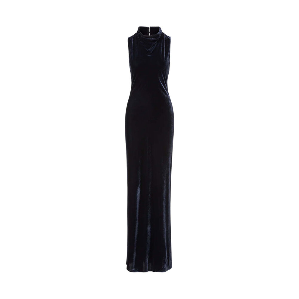 Veronica Beard - Navy Velvet Kura Dress | Mitchell Stores