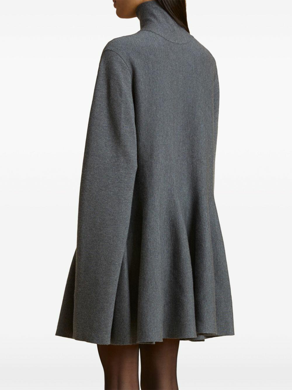 Khaite - Clarice Sterling Wool Mini Dress | Mitchell Stores