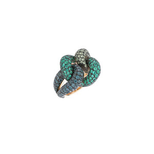 Pomellato - 18K Rose Gold Garnet Tango Ring | Mitchell Stores