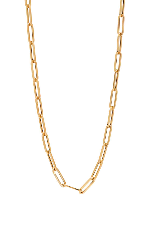 Genevieve Lau - Hollow Paperclip Chain Necklace