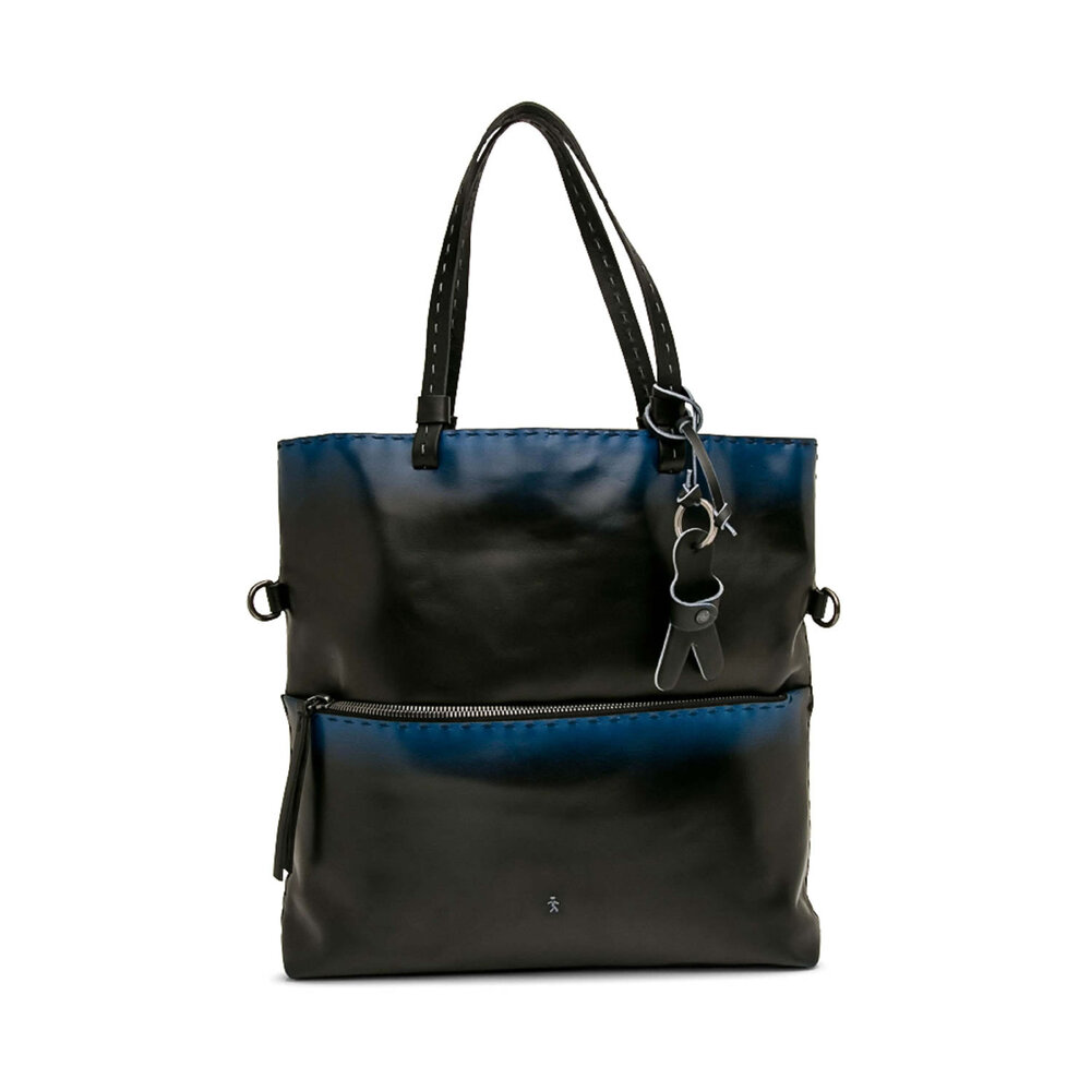Henry Beguelin - Medium Folder Handbag in Blue | Mitchell Stores