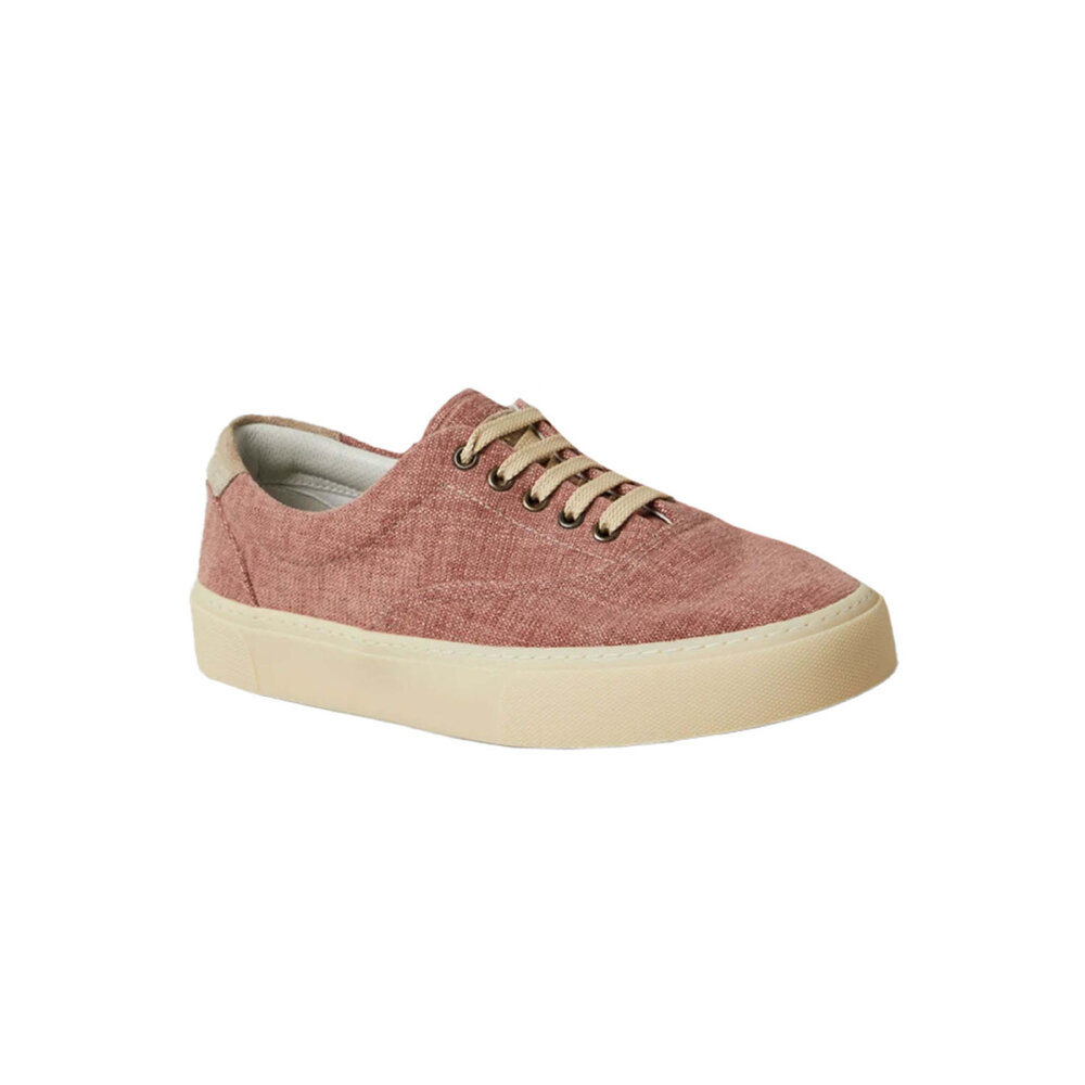 Brunello Cucinelli - Canvas Sneakers in Ruby | Mitchell Stores