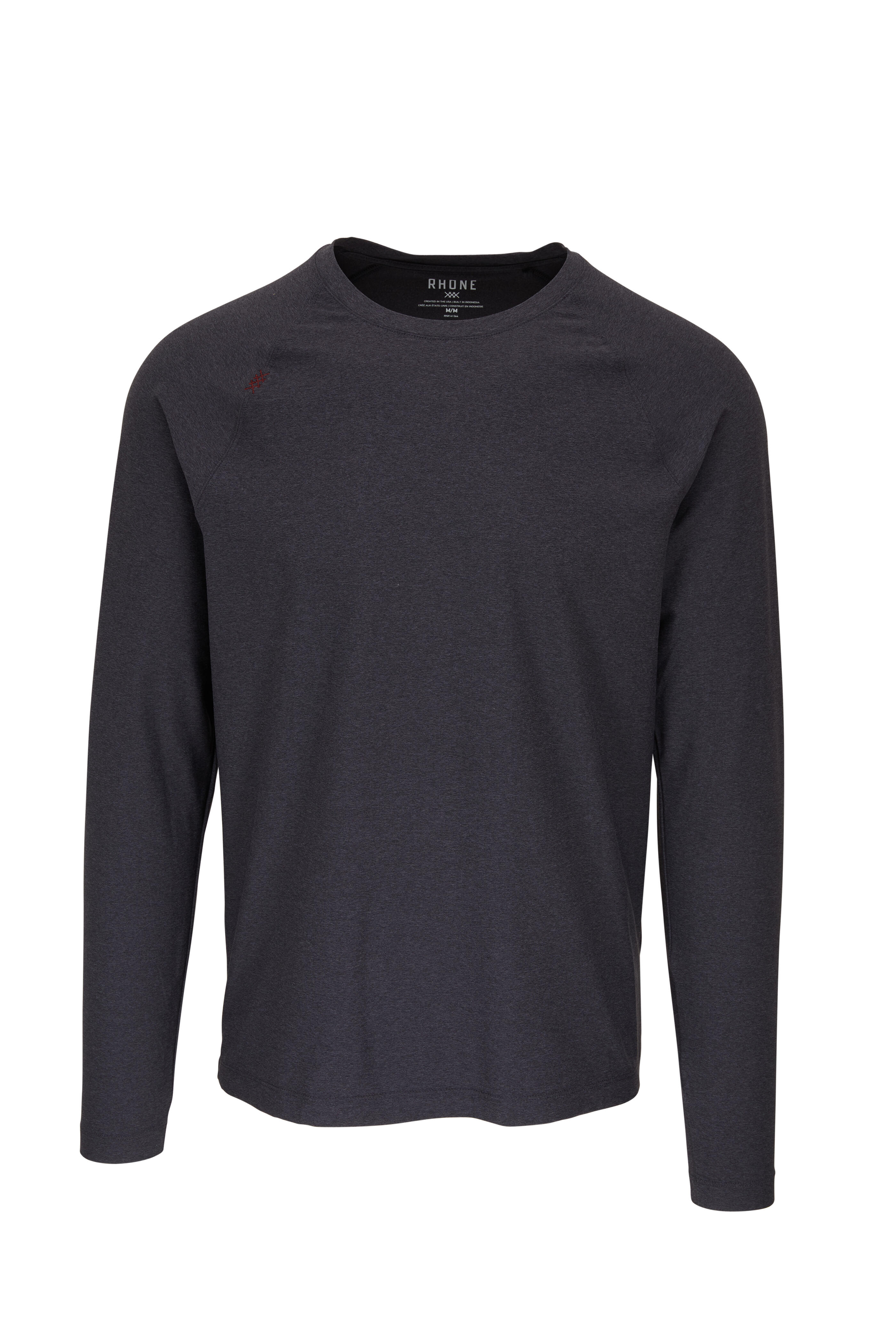 Rhone Apparel - Reign Black Heather Long Sleeve Crewneck