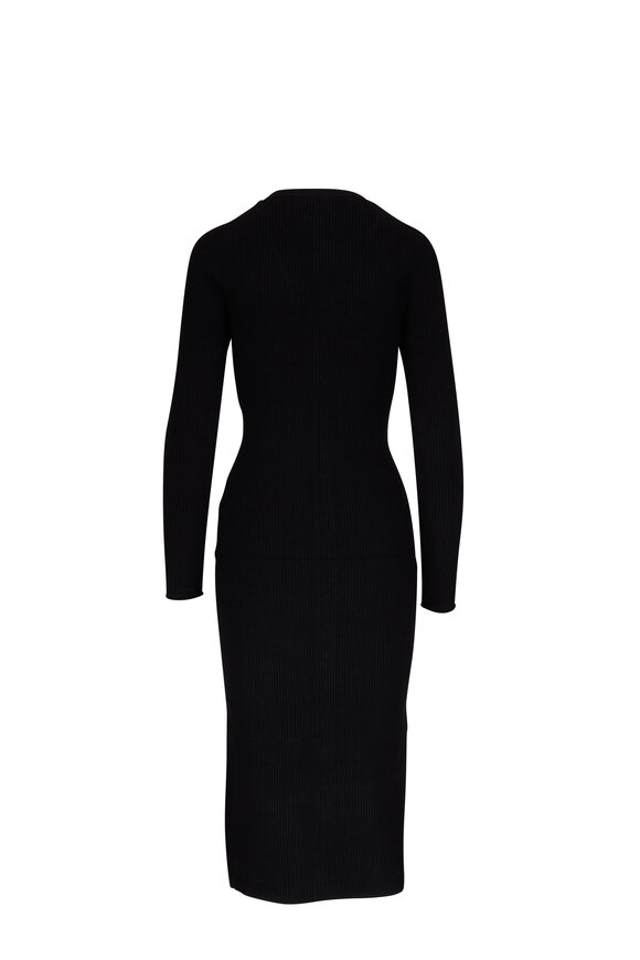 Veronica Beard - Arika Black Knit Cardigan Dress