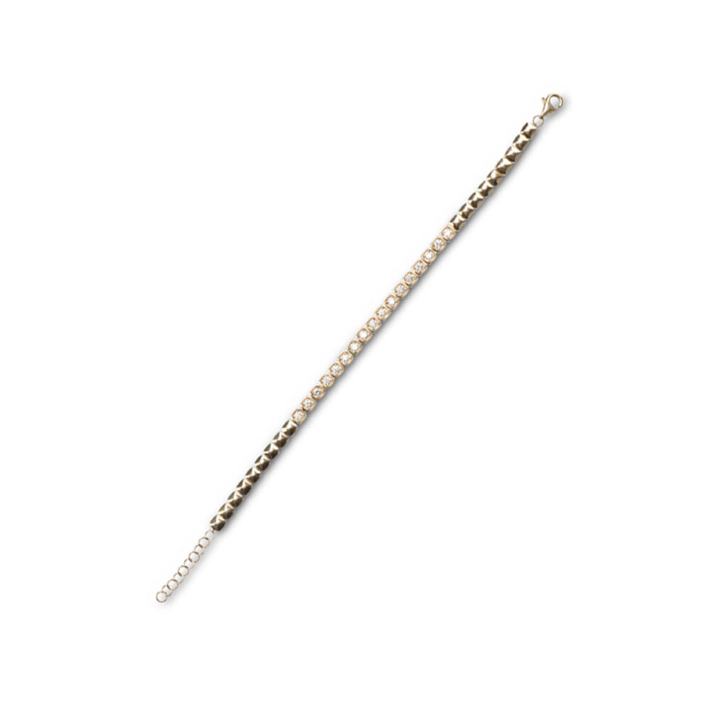 Kai Linz - Square Diamond Bezel Bracelet | Mitchell Stores