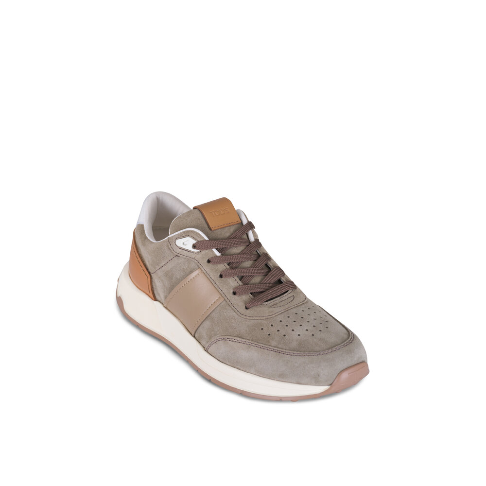 Tod's - All Pelle Light Brown Running Sneaker | Mitchell Stores