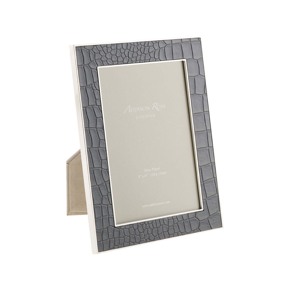 Addison Ross - Dove Faux Croc Photo Frame | Mitchell Stores