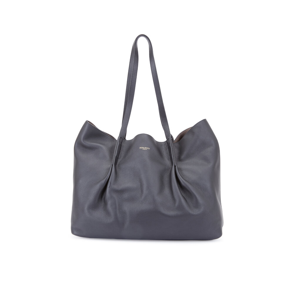 Nina Ricci - Ondine Black Leather Large Tote | Mitchell Stores