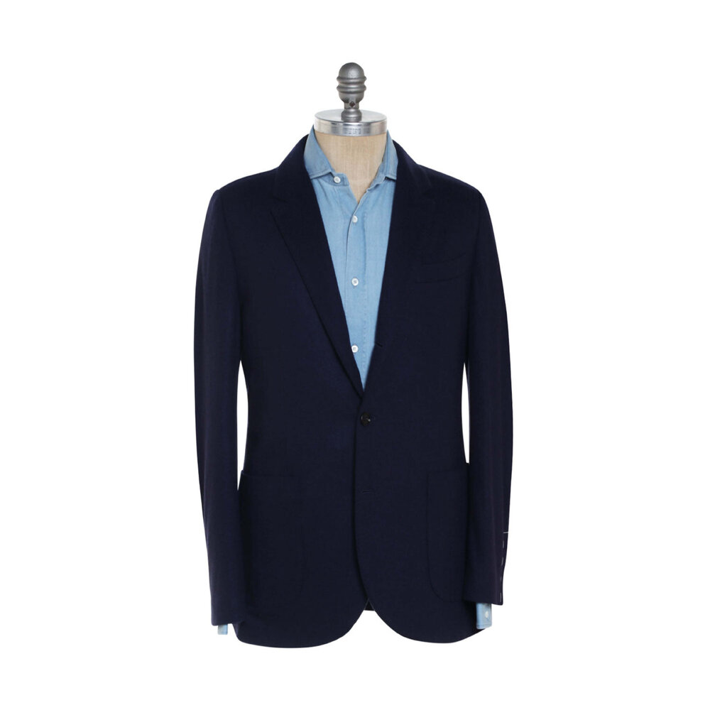Brunello Cucinelli - Cobalt Cashmere Solid Sportcoat