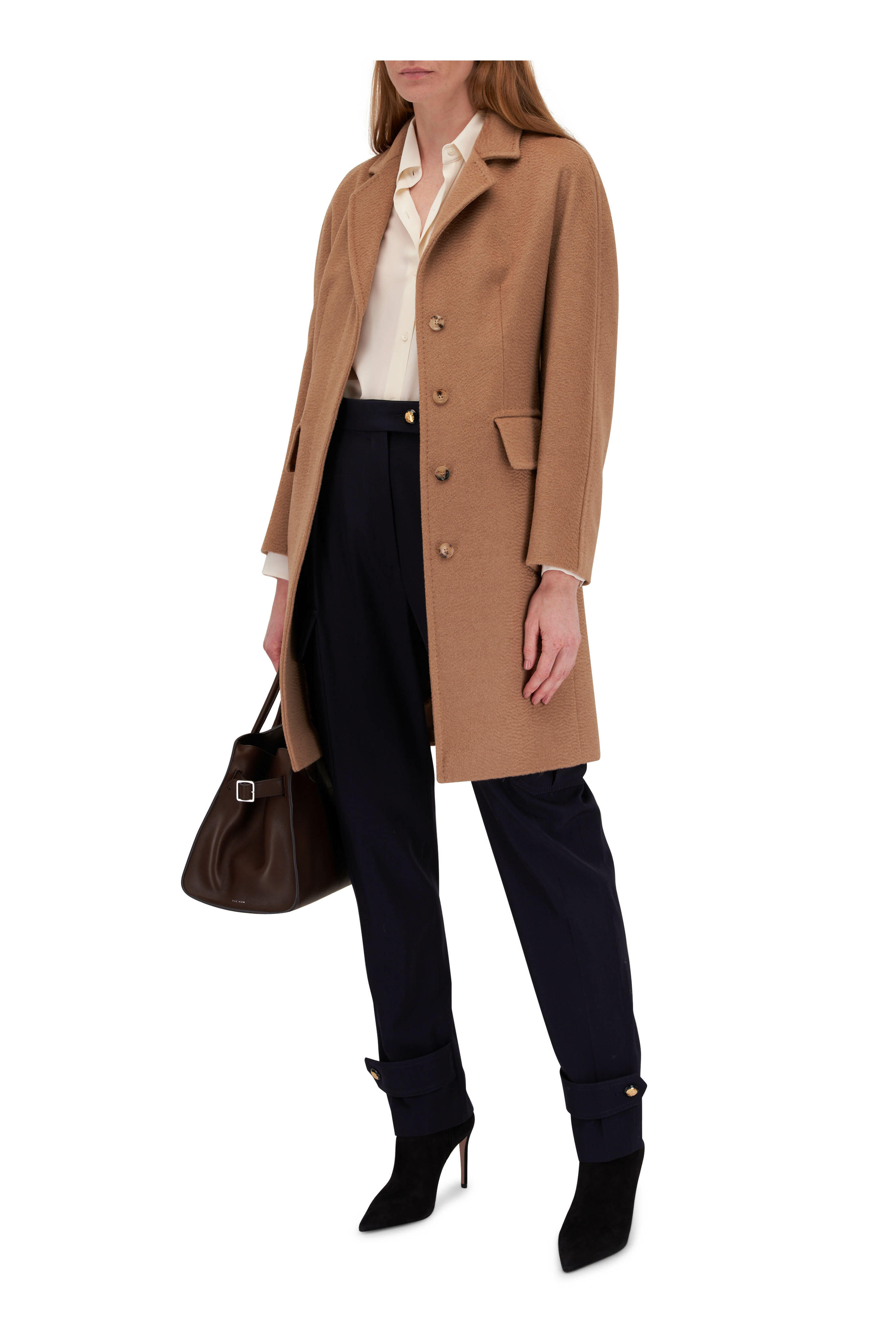 Nili Lotan - Julien Ivory Silk Shirt | Mitchell Stores