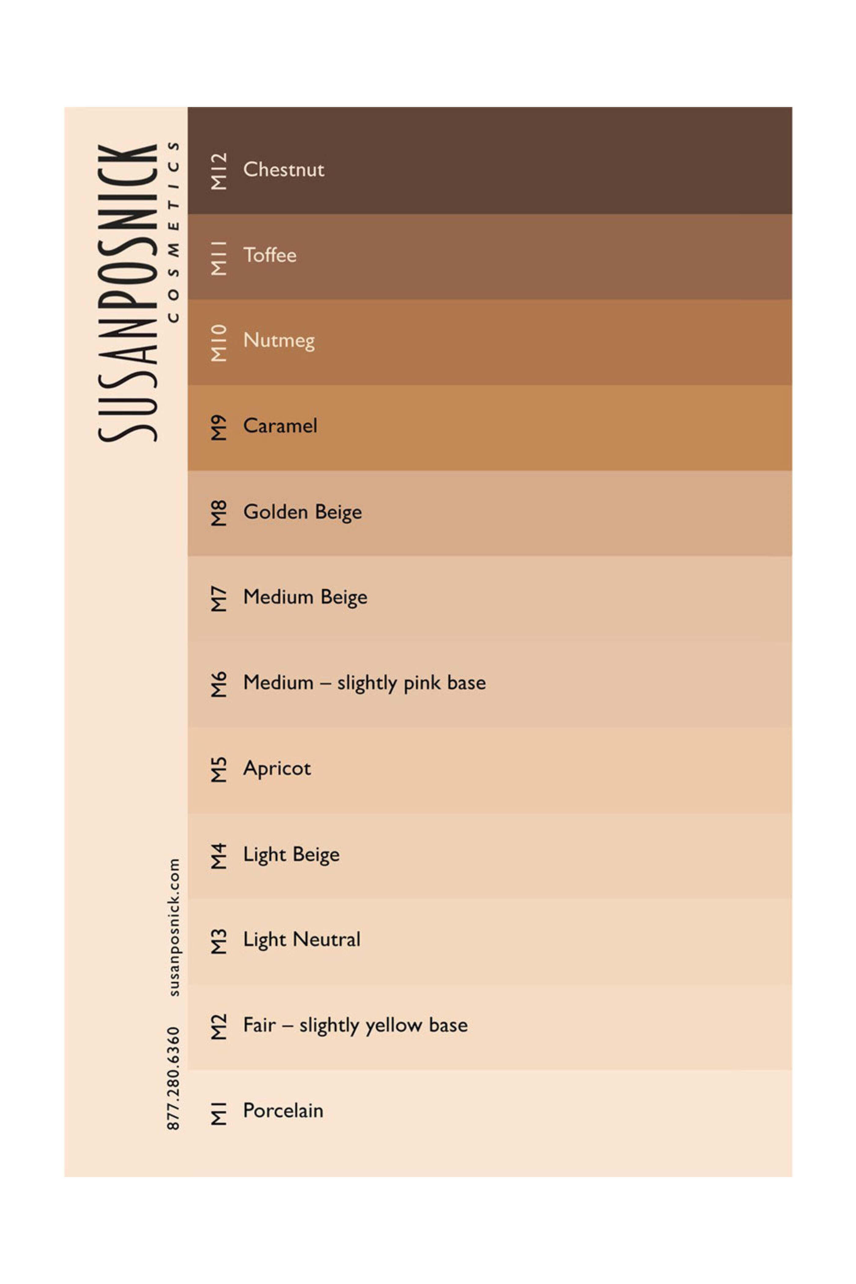 Susan Posnick - ColorFlo M9 Caramel Mineral Foundation