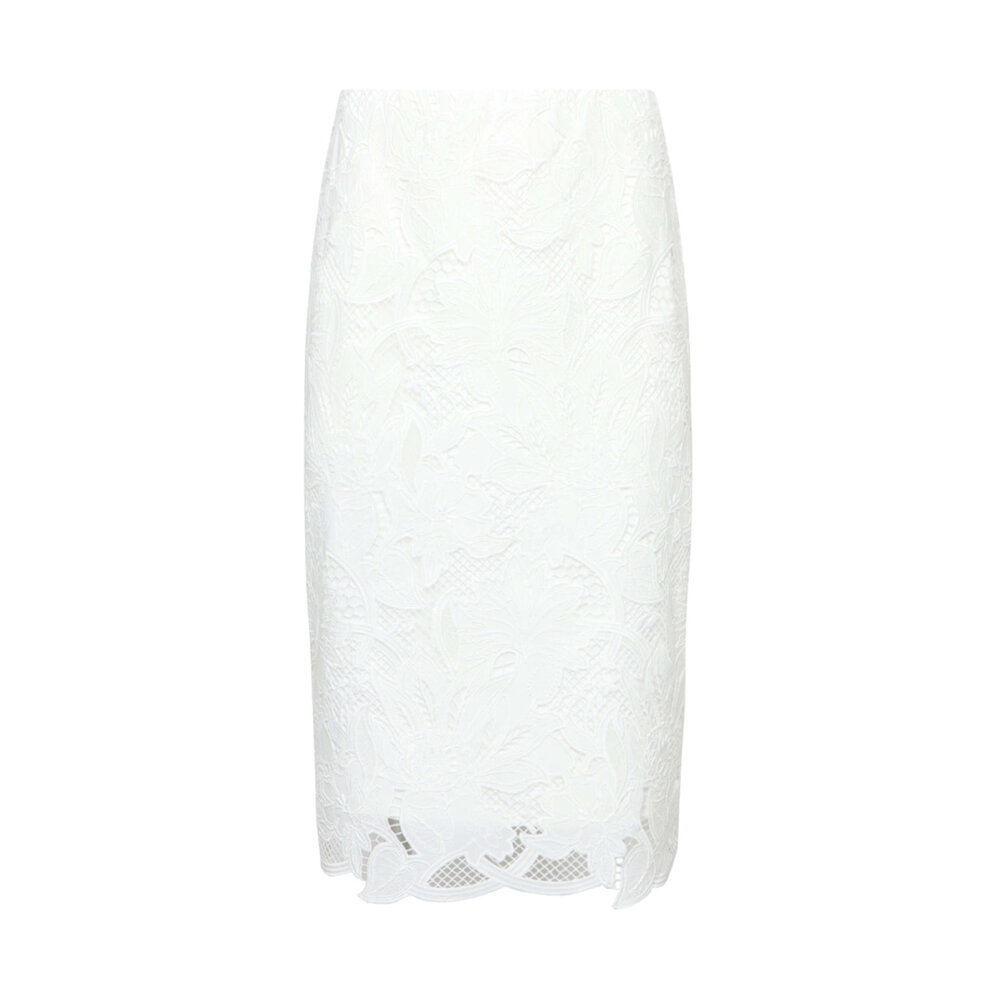 Kobi Halperin - White Eyelet Nala Skirt | Mitchell Stores