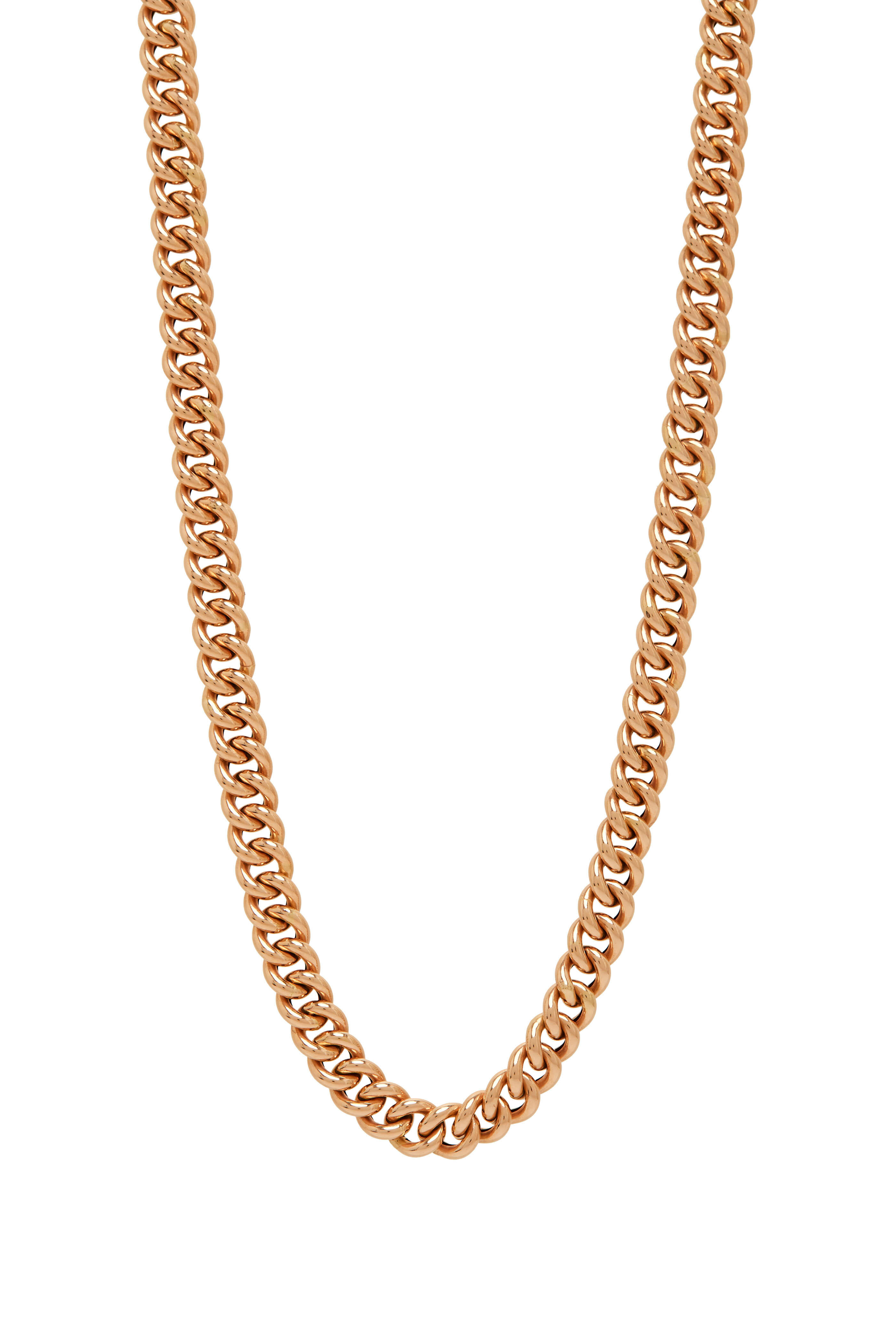 Genevieve Lau - Hollow Cuban Link Necklace | Mitchell Stores