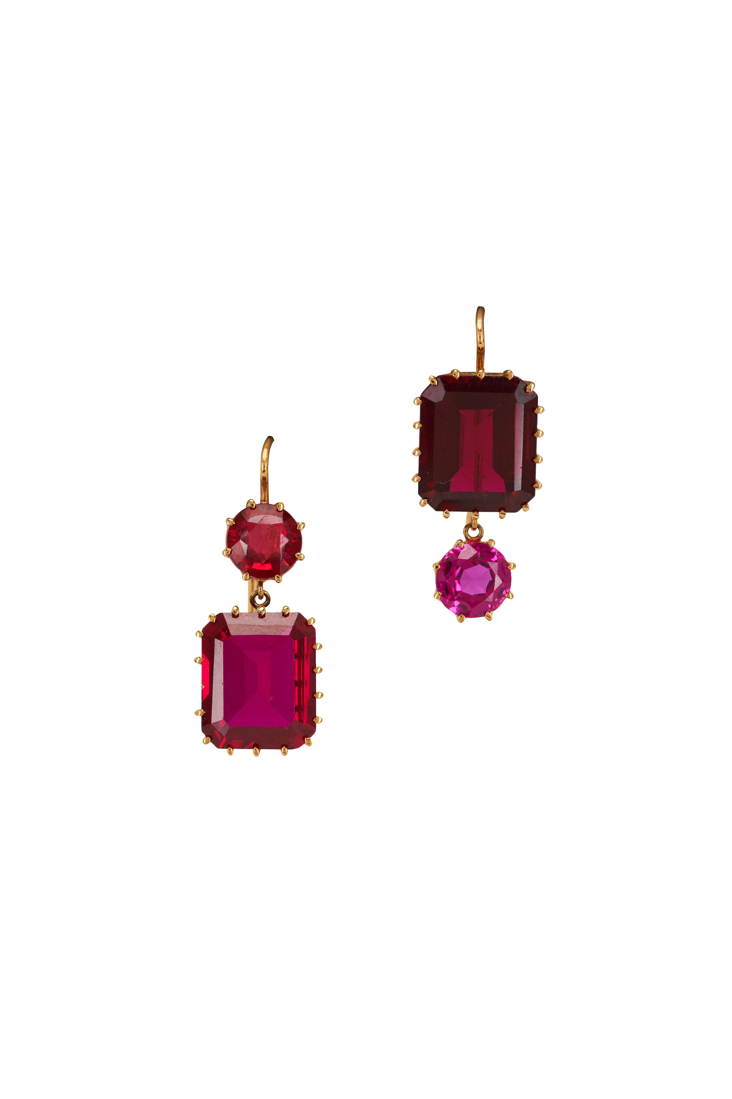 Renee Lewis - Fancy Shapes Ruby Drop Earrings | Mitchell Stores