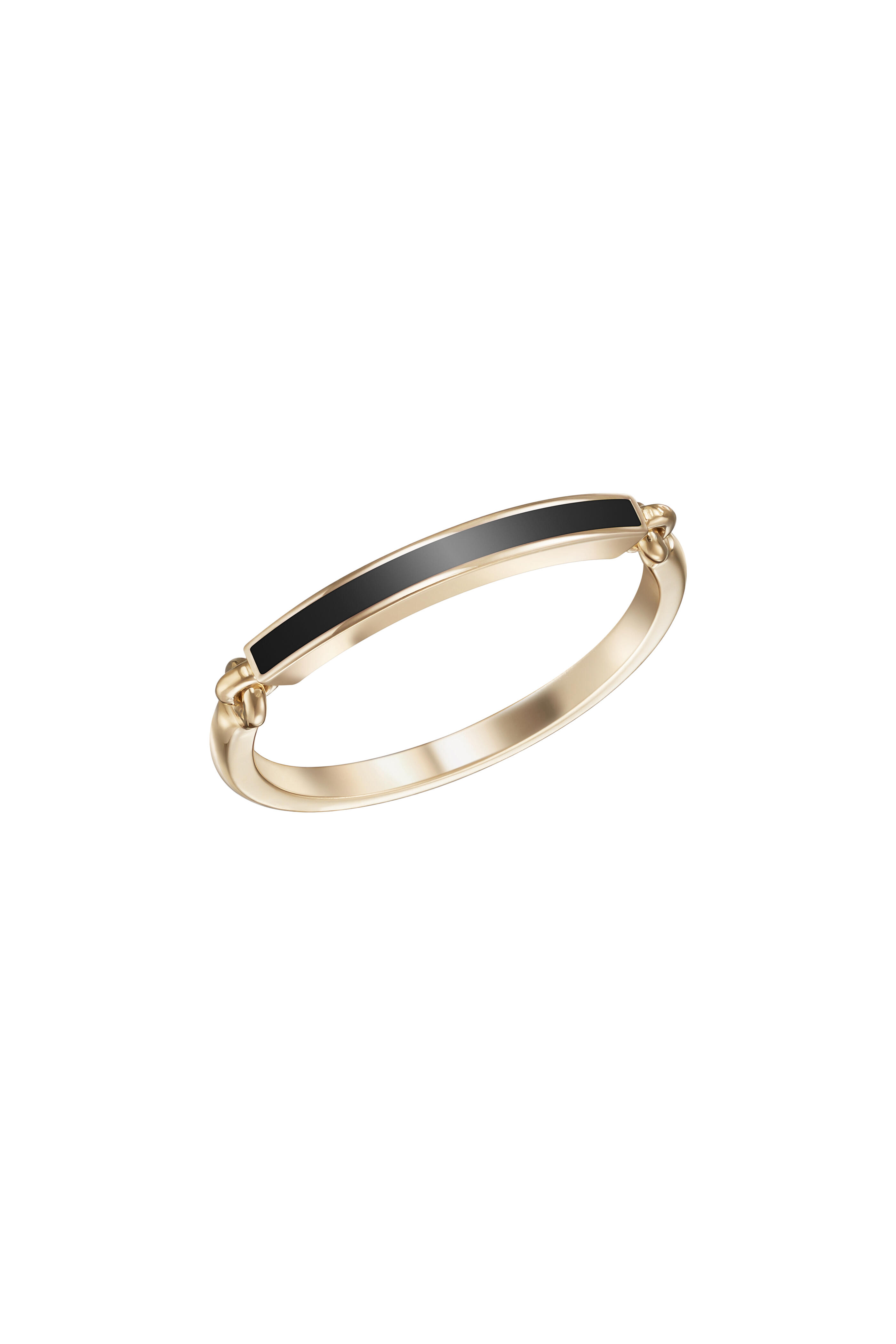 Melissa Kaye - Lenox Black Enamel Ring | Mitchell Stores