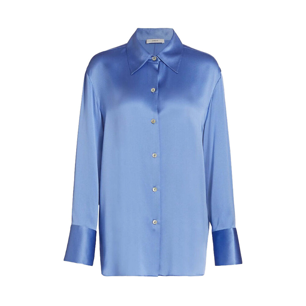 Vince - Aria Relaxed Long Sleeve Blouse | Mitchell Stores