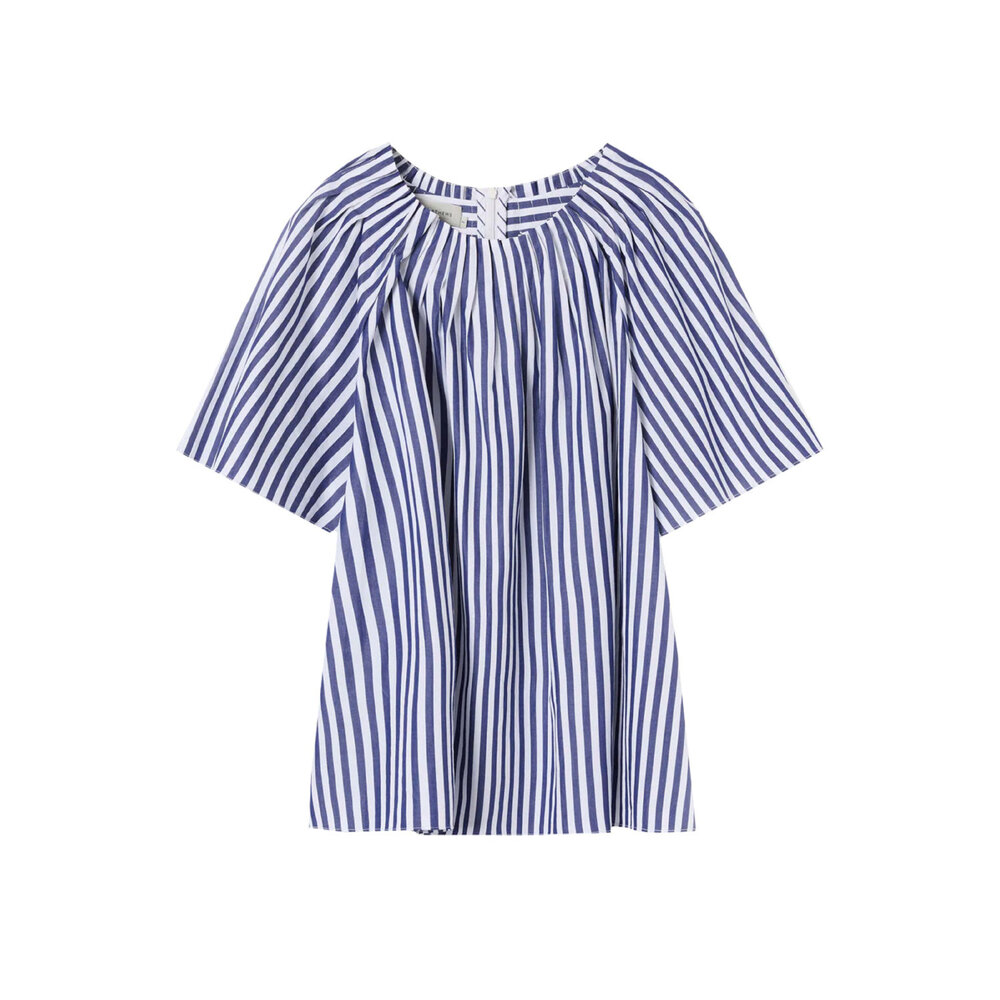 Lee Mathews - Blue Stripe Gigi Top | Mitchell Stores