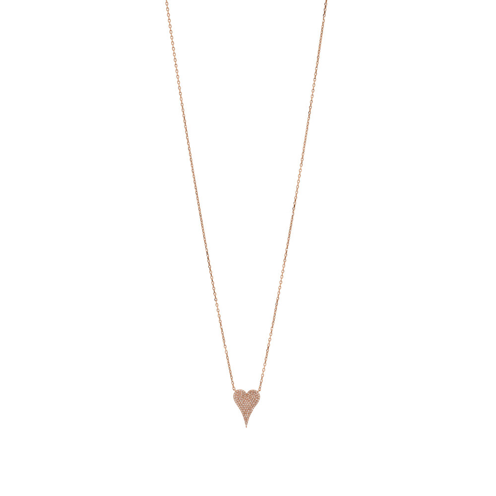 Kai Linz - Diamond Heart Pendant Necklace | Mitchell Stores