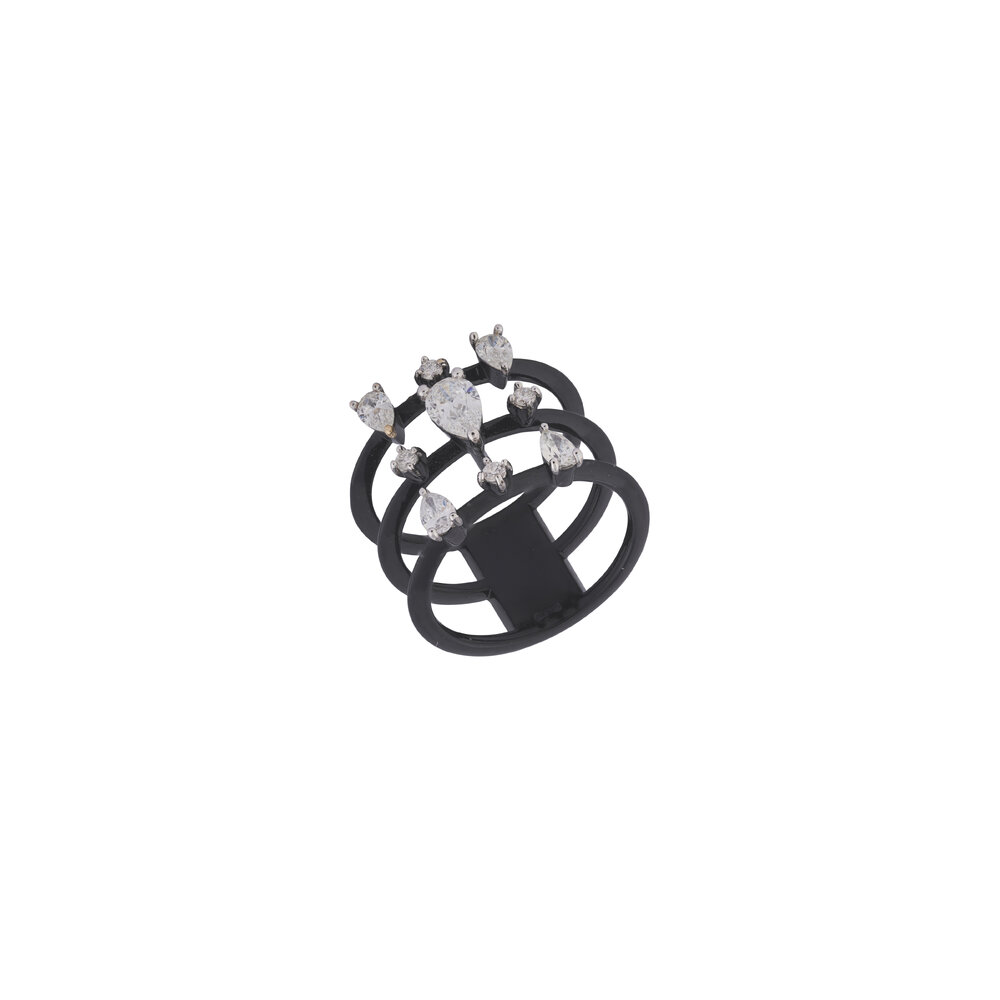 Mariani - 18k Black Gold Phantom Diamond Ring | Mitchell Stores