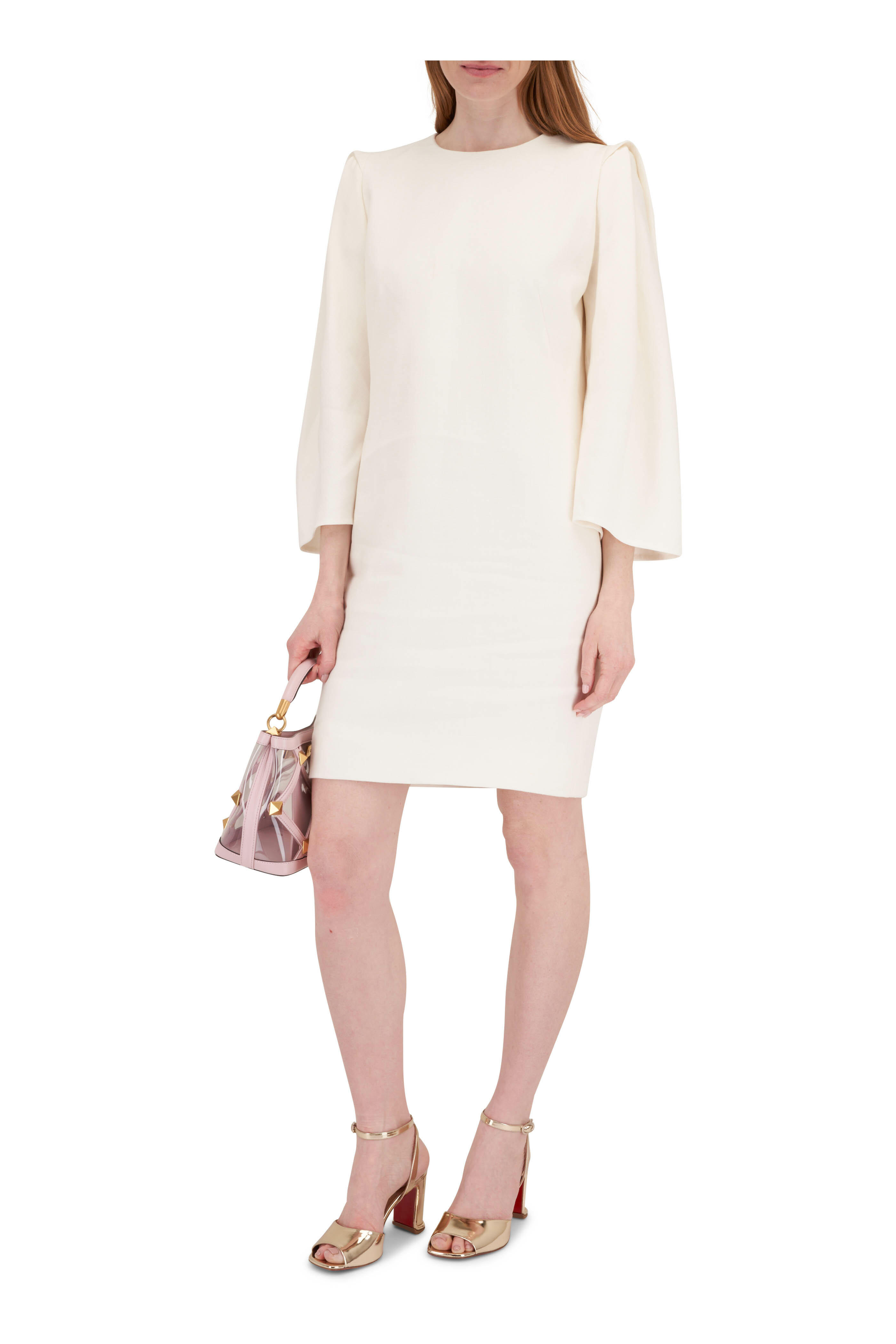 Akris - Ecru Linen Sheath Dress | Mitchell Stores