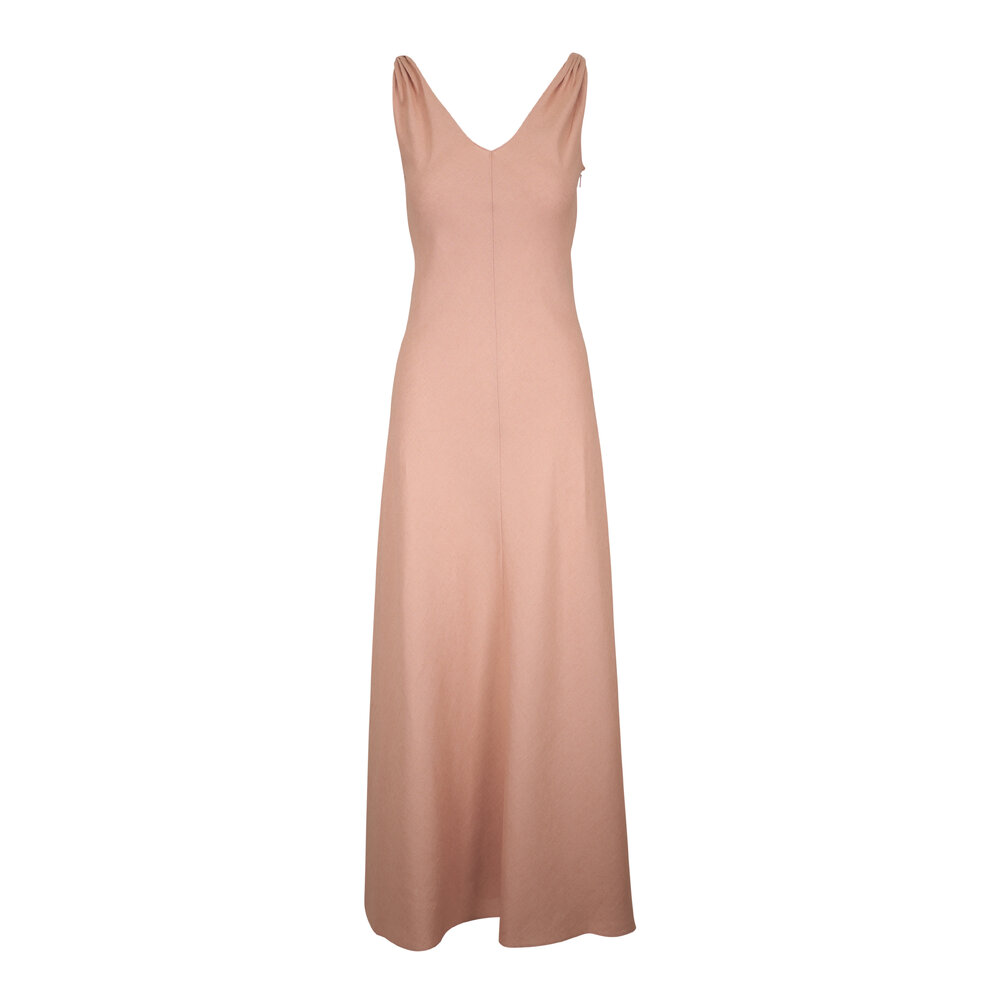 Loro Piana - Callie Shell Linen Crepe Maxi Dress