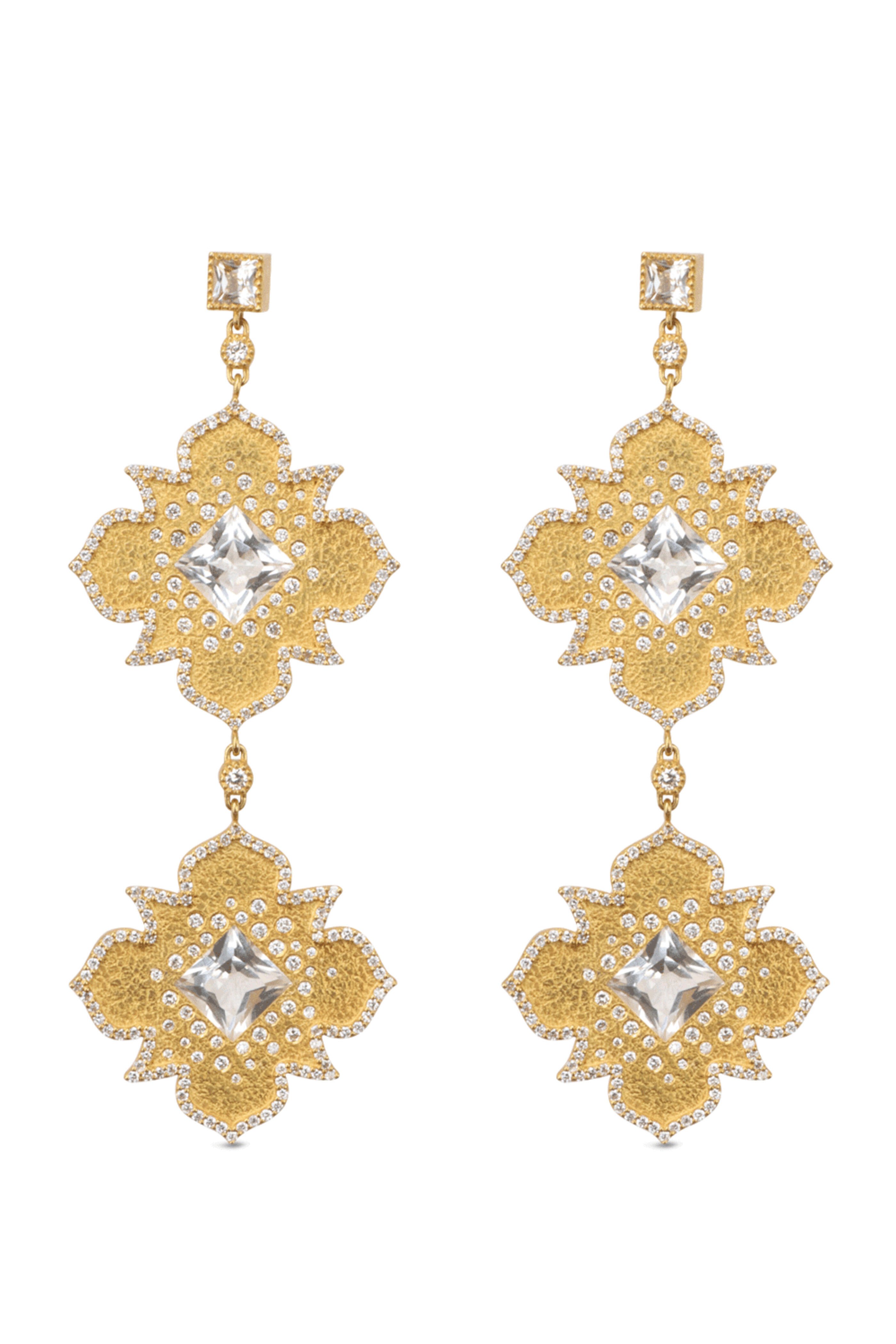 Coomi - Long Diamond Trinetra Earrings | Mitchell Stores