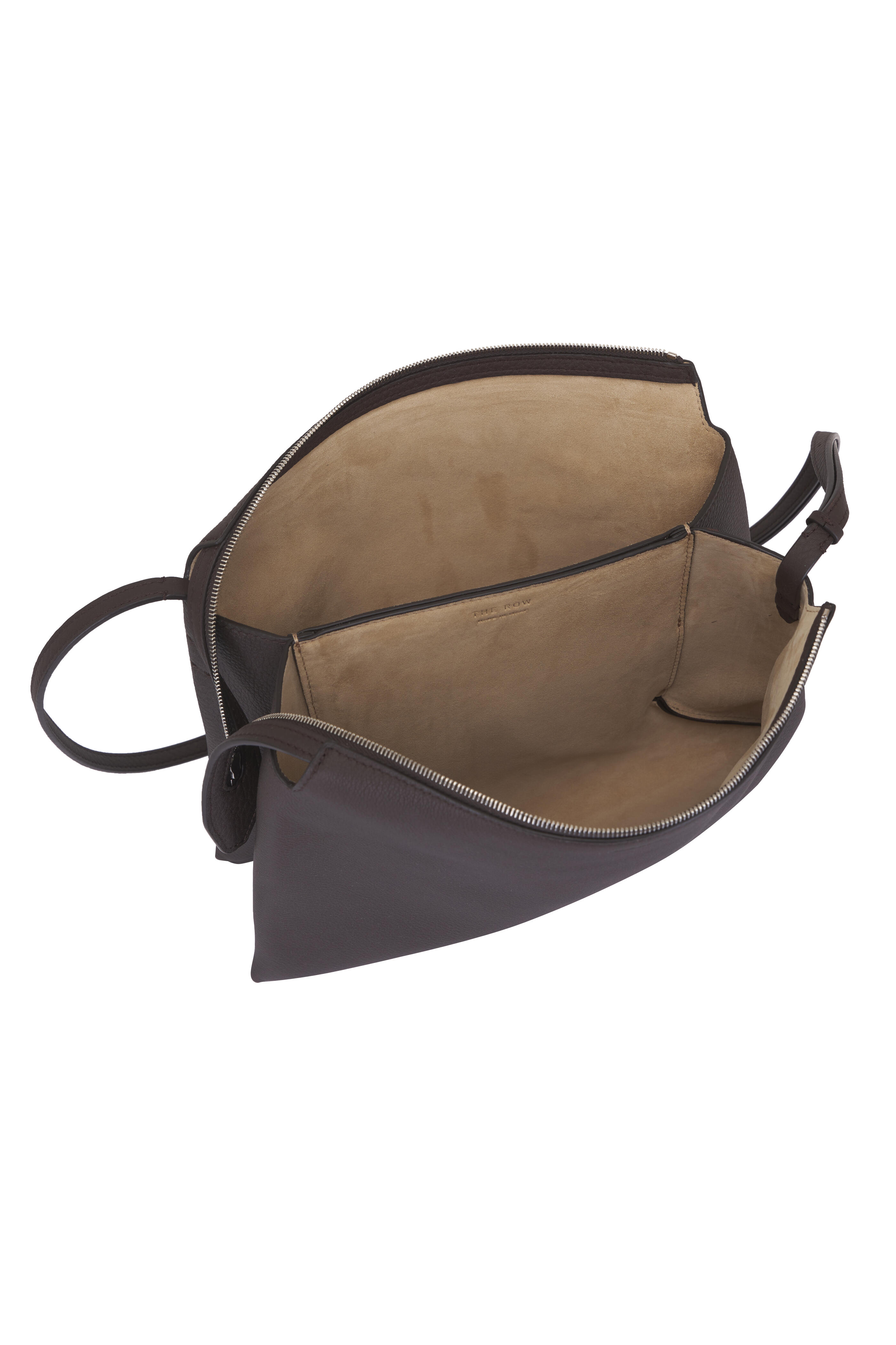 The Row - Nu Twin Dark Brown Ans Leather Crossbody