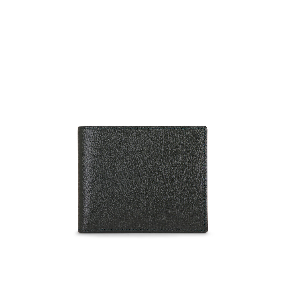 Ettinger Leather - Forest Green Leather Billfold Wallet