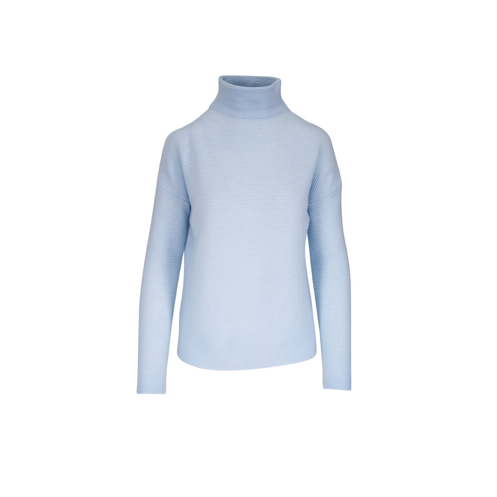 Kinross - Ice Blue Textured Slouchy Sweater | Mitchell Stores