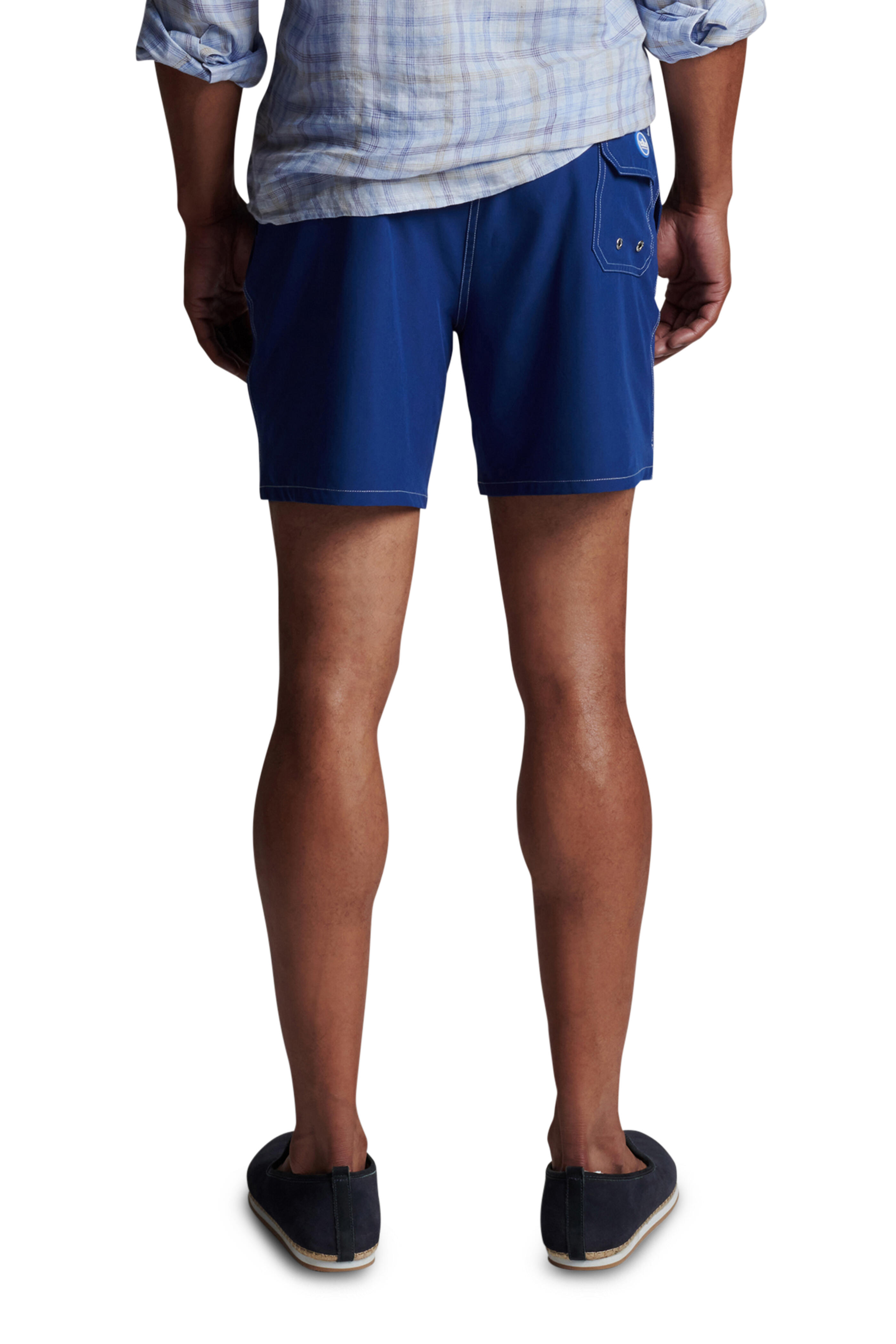 Peter Millar - Atlantic Blue Crown Solid Swim Trunks