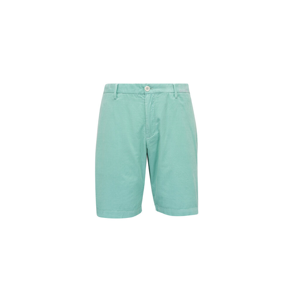 Deke - Light Green Cloud Corduroy Shorts | Mitchell Stores