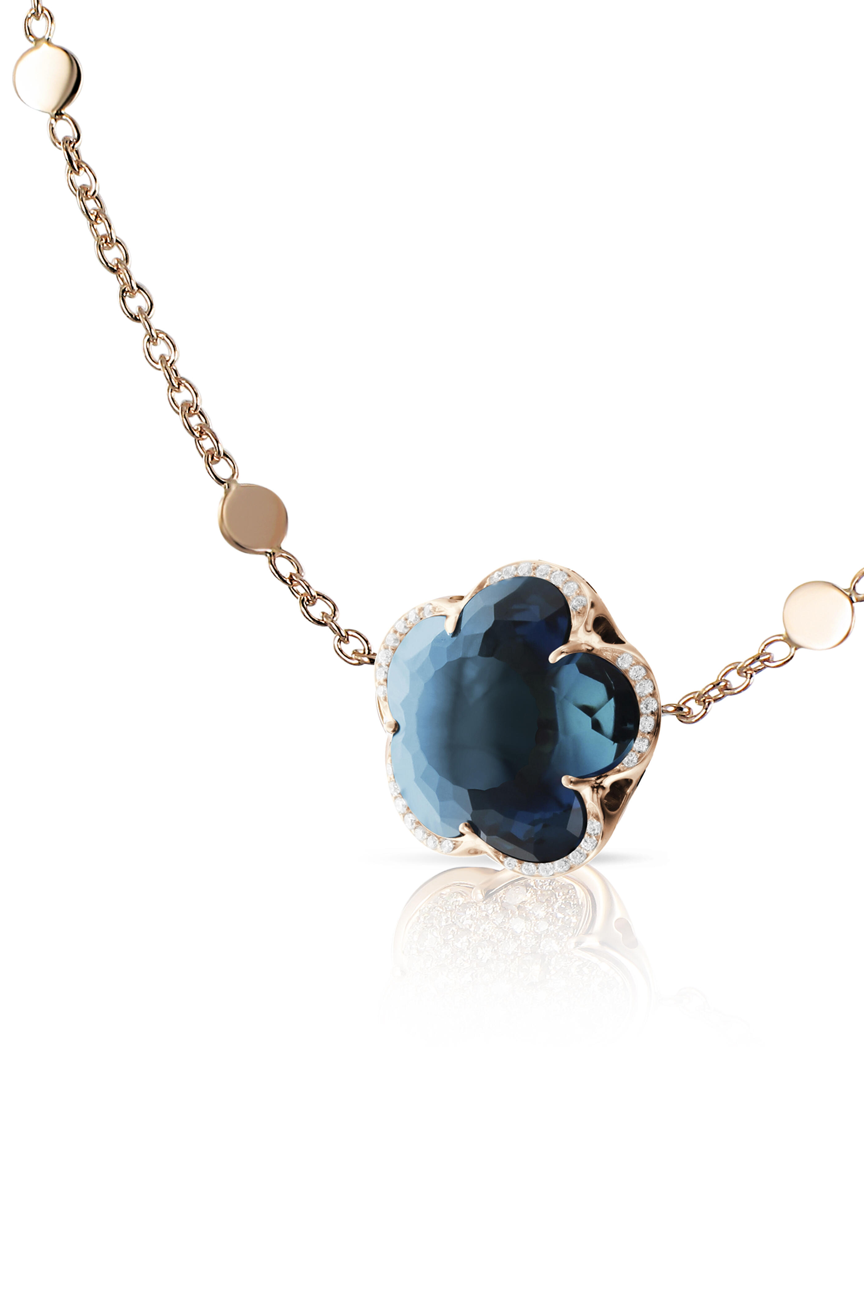 Pasquale Bruni - Bon Ton London Blue Topaz & Diamond Necklace