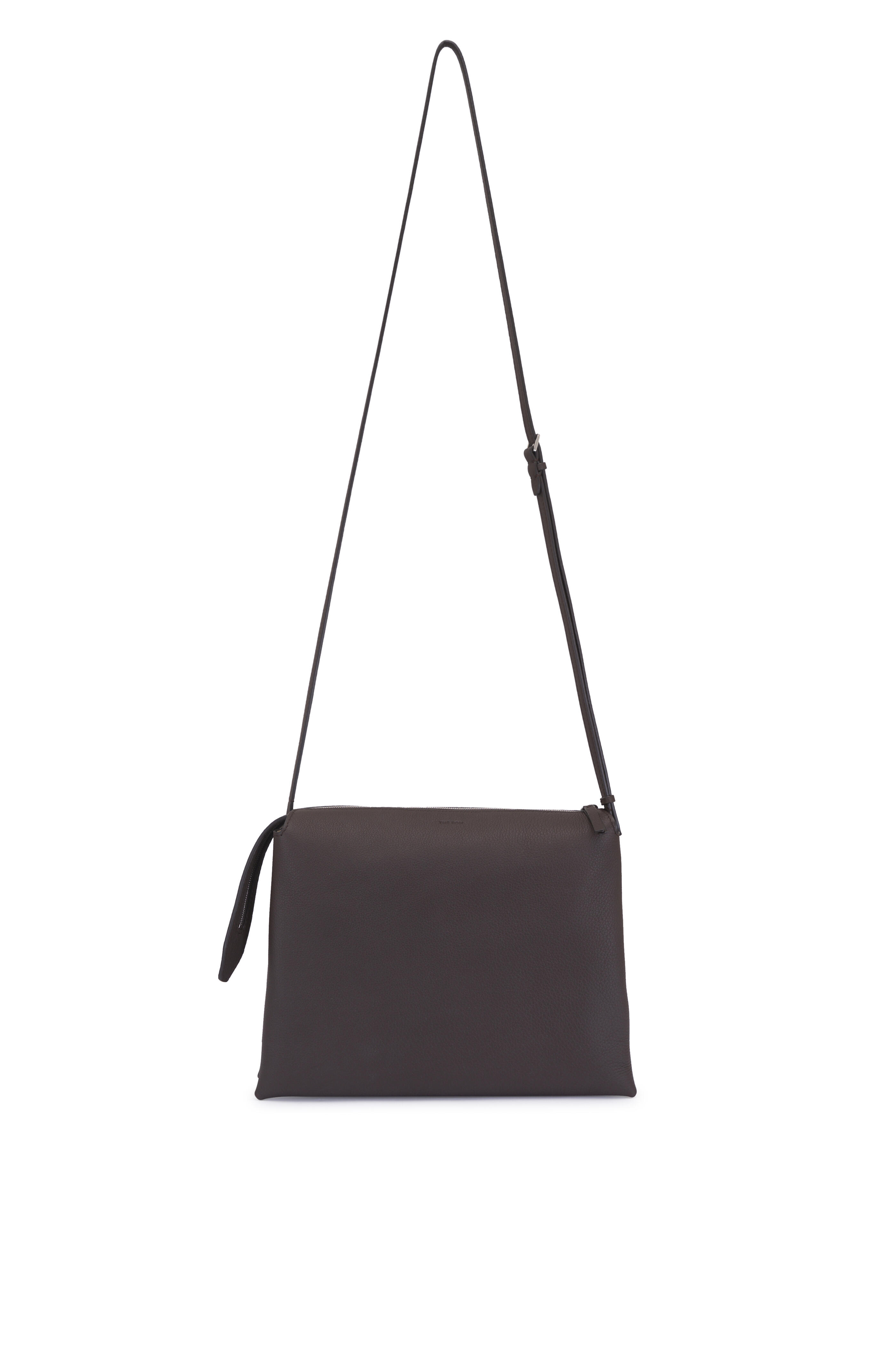 The Row - Nu Twin Dark Brown Ans Leather Crossbody