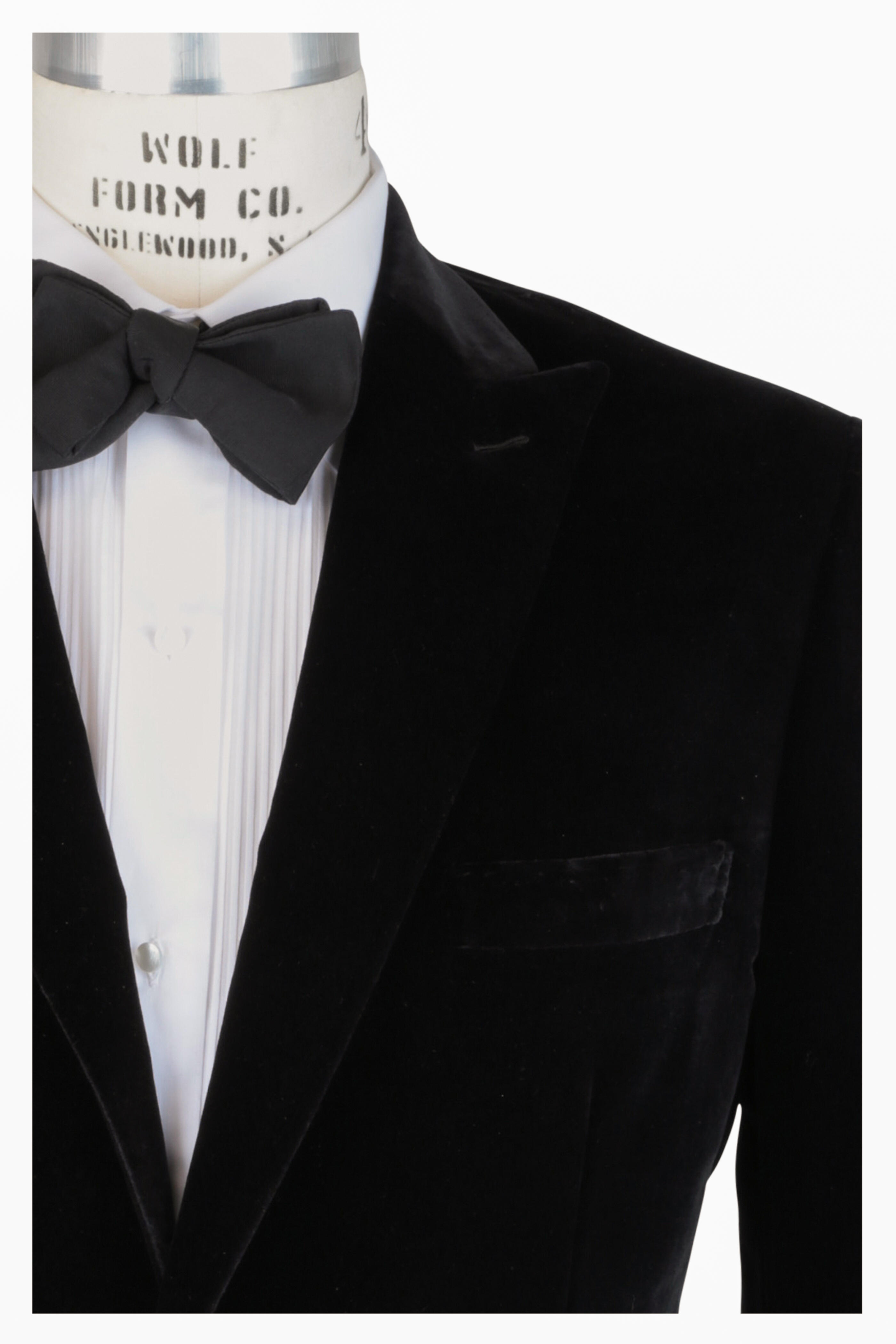 Brioni - Black Velvet Dinner Jacket | Mitchell Stores