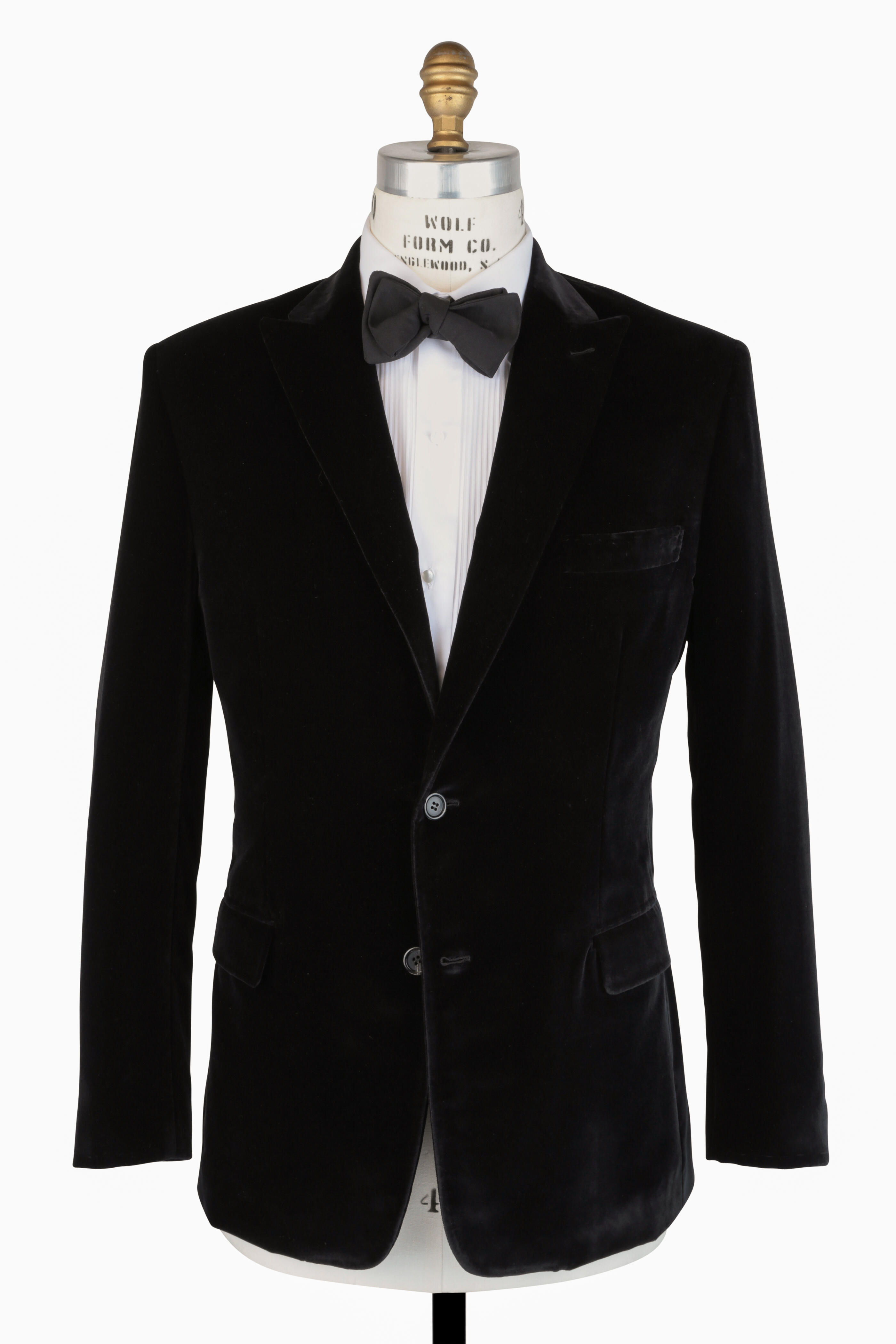 Brioni - Black Velvet Dinner Jacket | Mitchell Stores