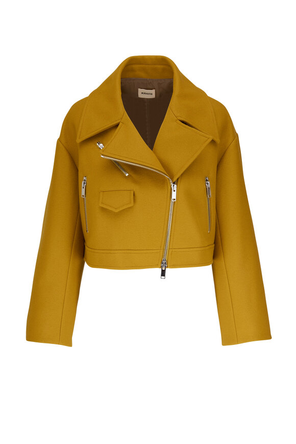 Khaite - Gelman Mustard Jacket | Mitchell Stores