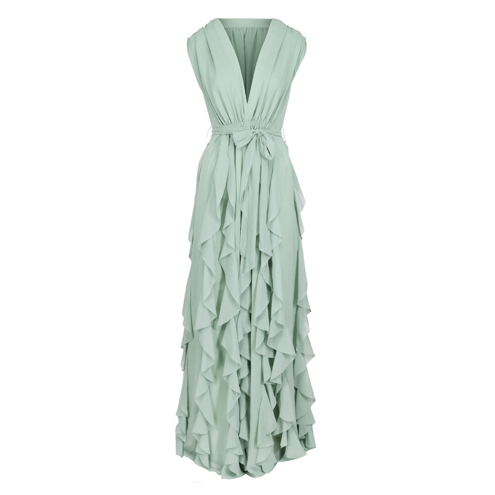 Catherine Regehr - Naeem Sage Tiered Gown | Mitchell Stores