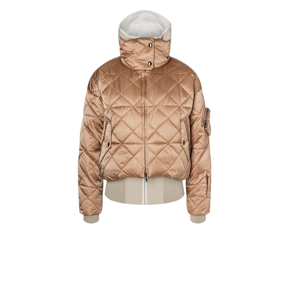 Bogner - Elani Down Beige Diamond Quilted Jacket