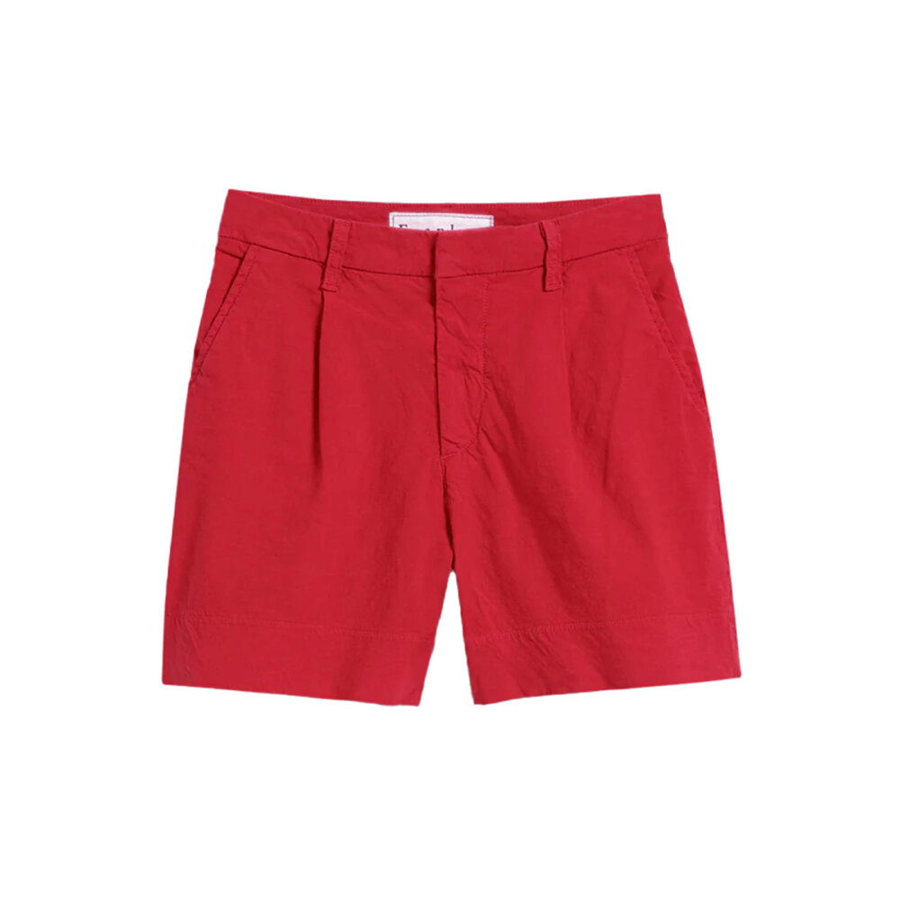 Frank & Eileen - Double Decker Red Linen Waterford Short