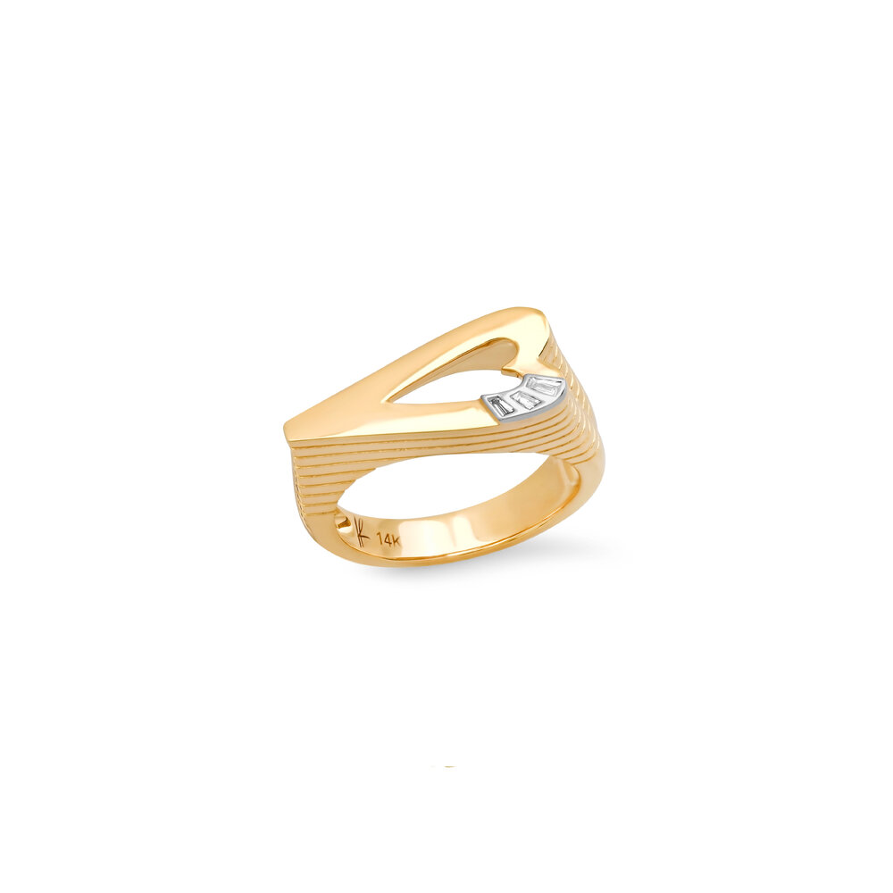 Helena Rose - 14k Yellow Gold Grandsize Heart Ring