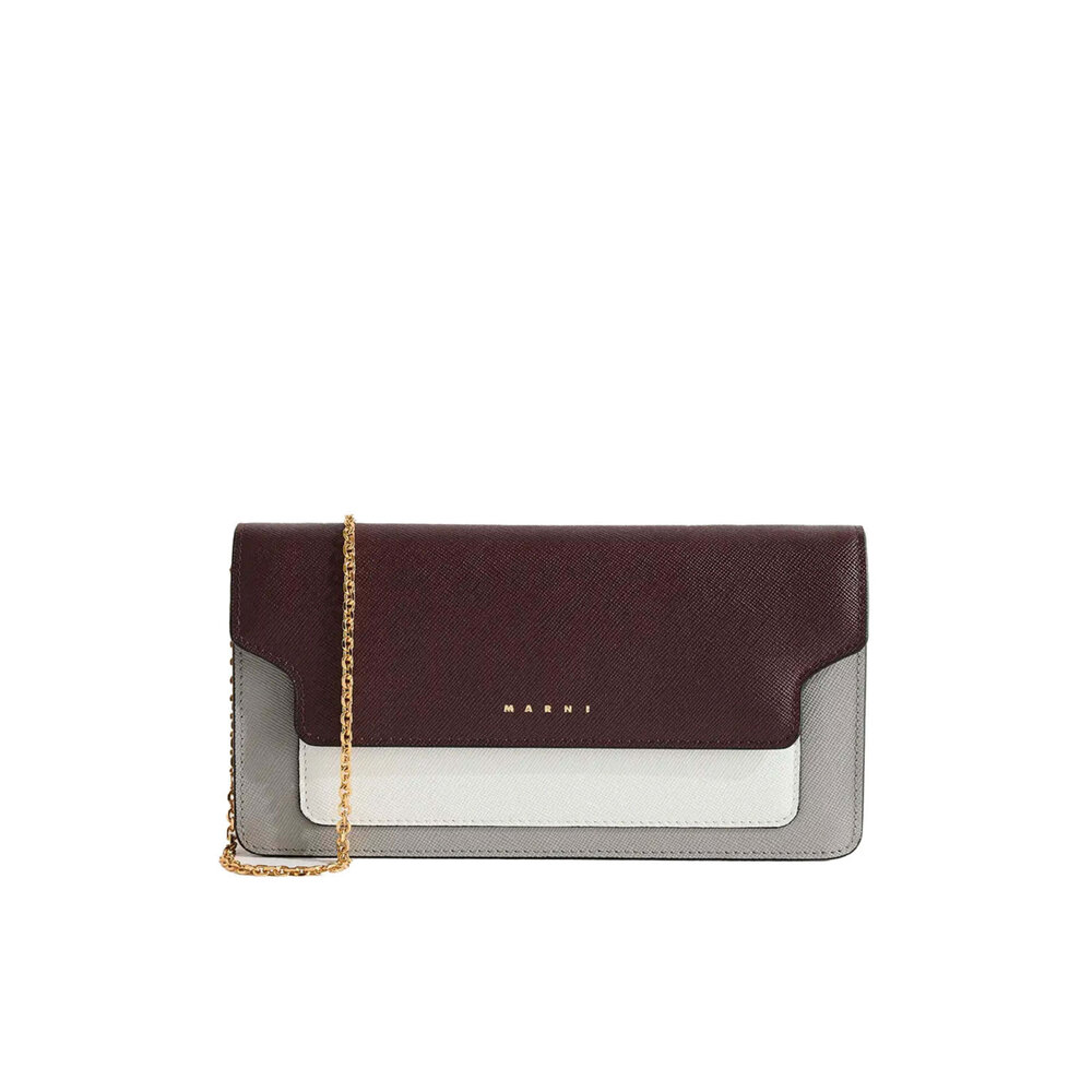 Marni - Long Wallet with Chain in Dolphin | Mitchell Stores