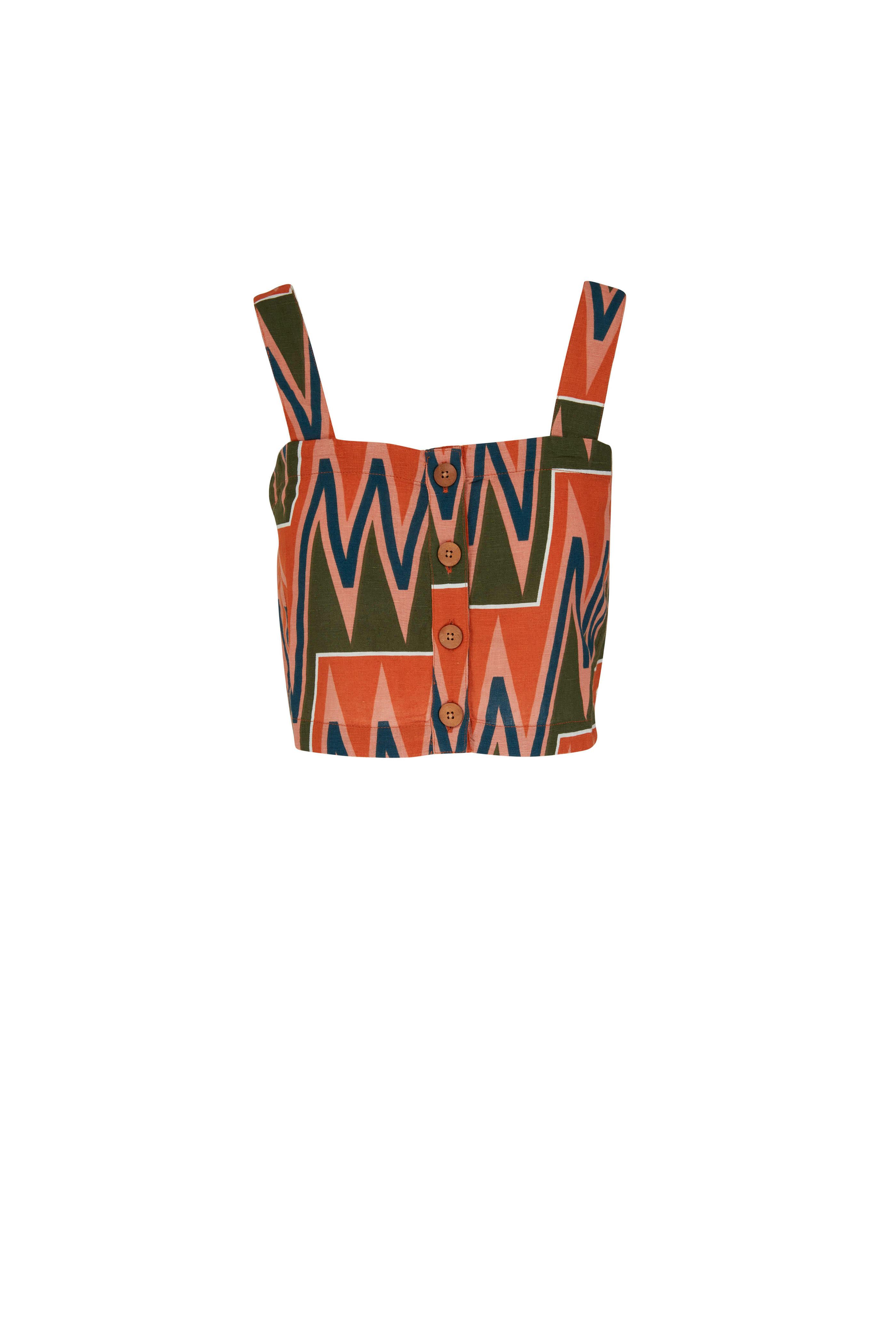 Kayan Caramel Leather & Linen Tote | Mitchell Stores