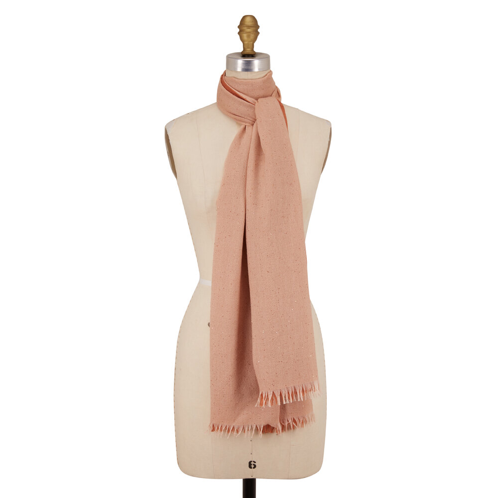Loro Piana - Sunset Cashmere & Silk Paillette Scarf