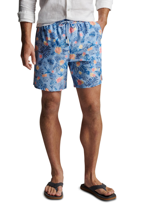 Peter Millar - Blue Sound Moanalua Swim Trunks | Mitchell Stores